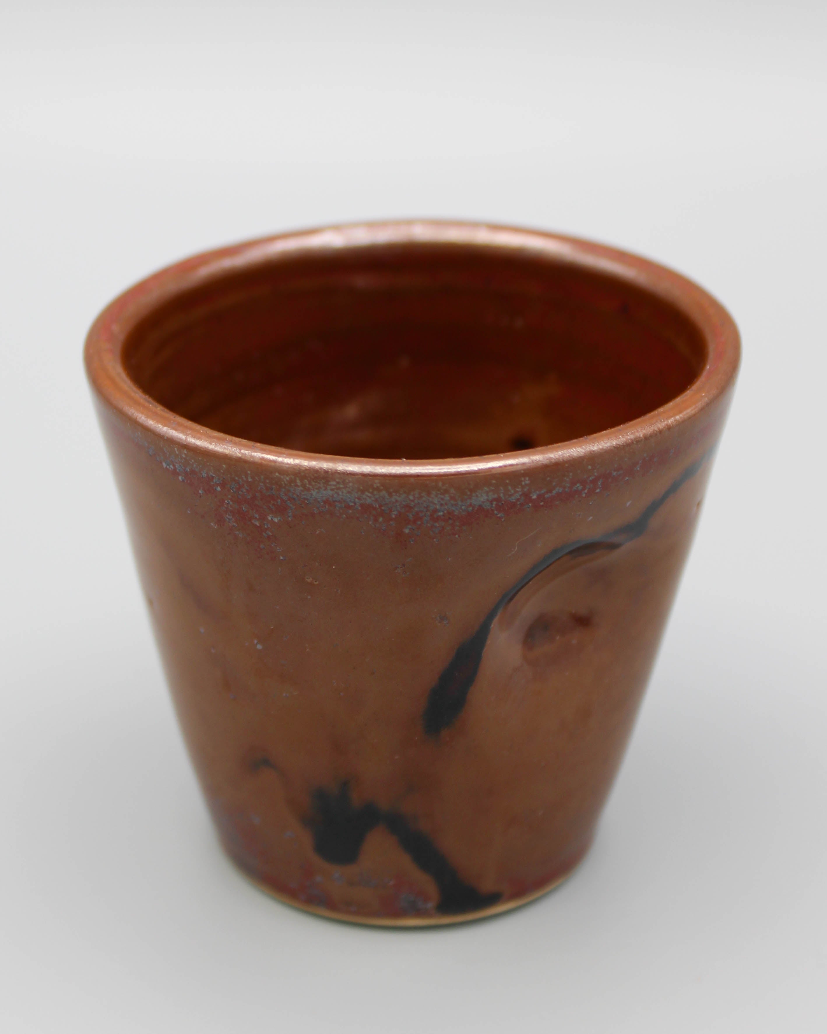 Brown Dimple Cup – Bain Ceramics