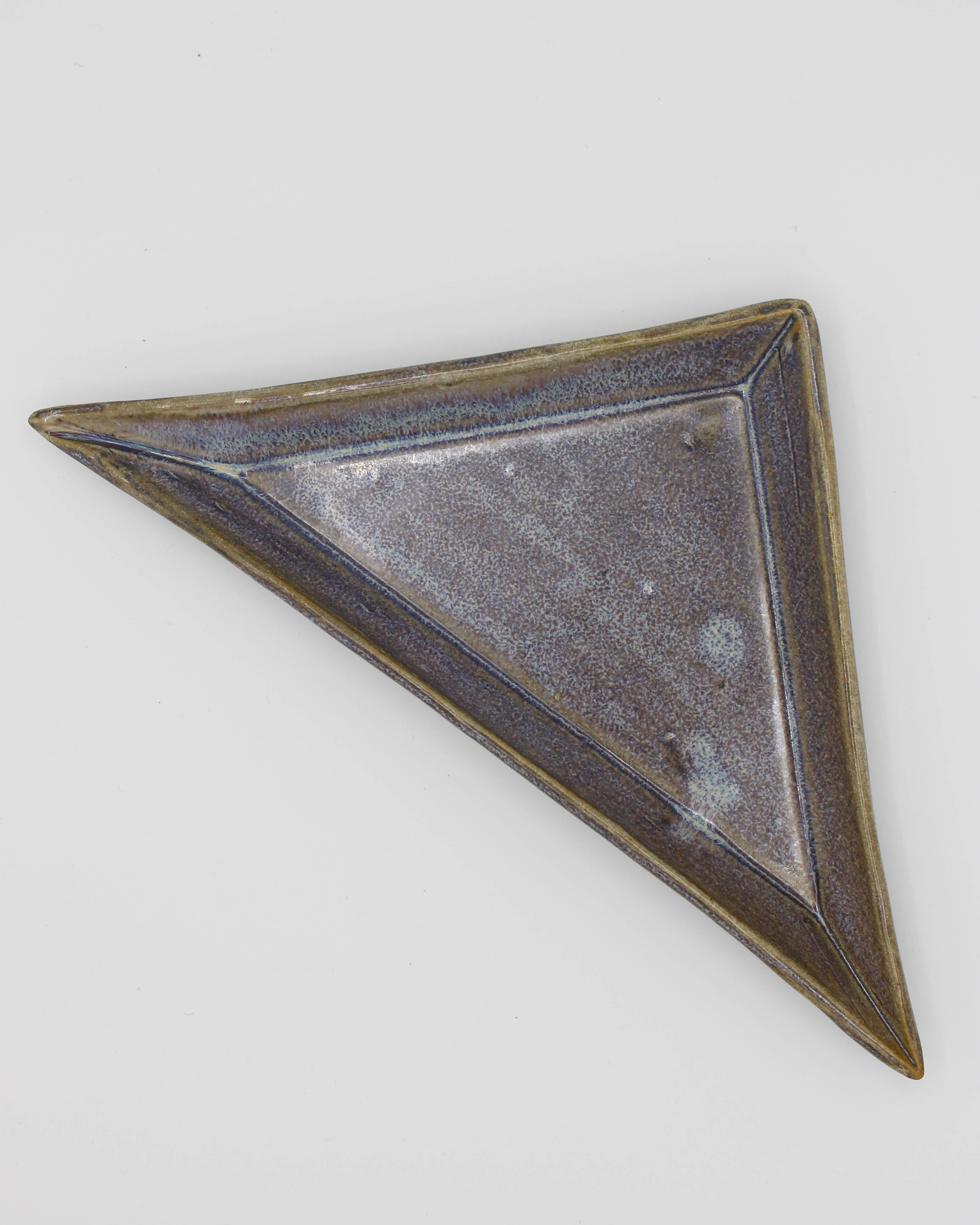 Purple Drip Triangle Tray – Bain Ceramics